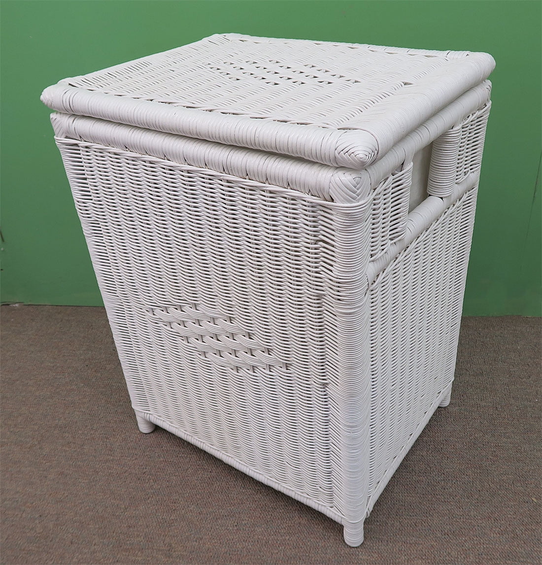 Large Wicker Hamper with Removable Cloth Lining, All Natural Rattan ...