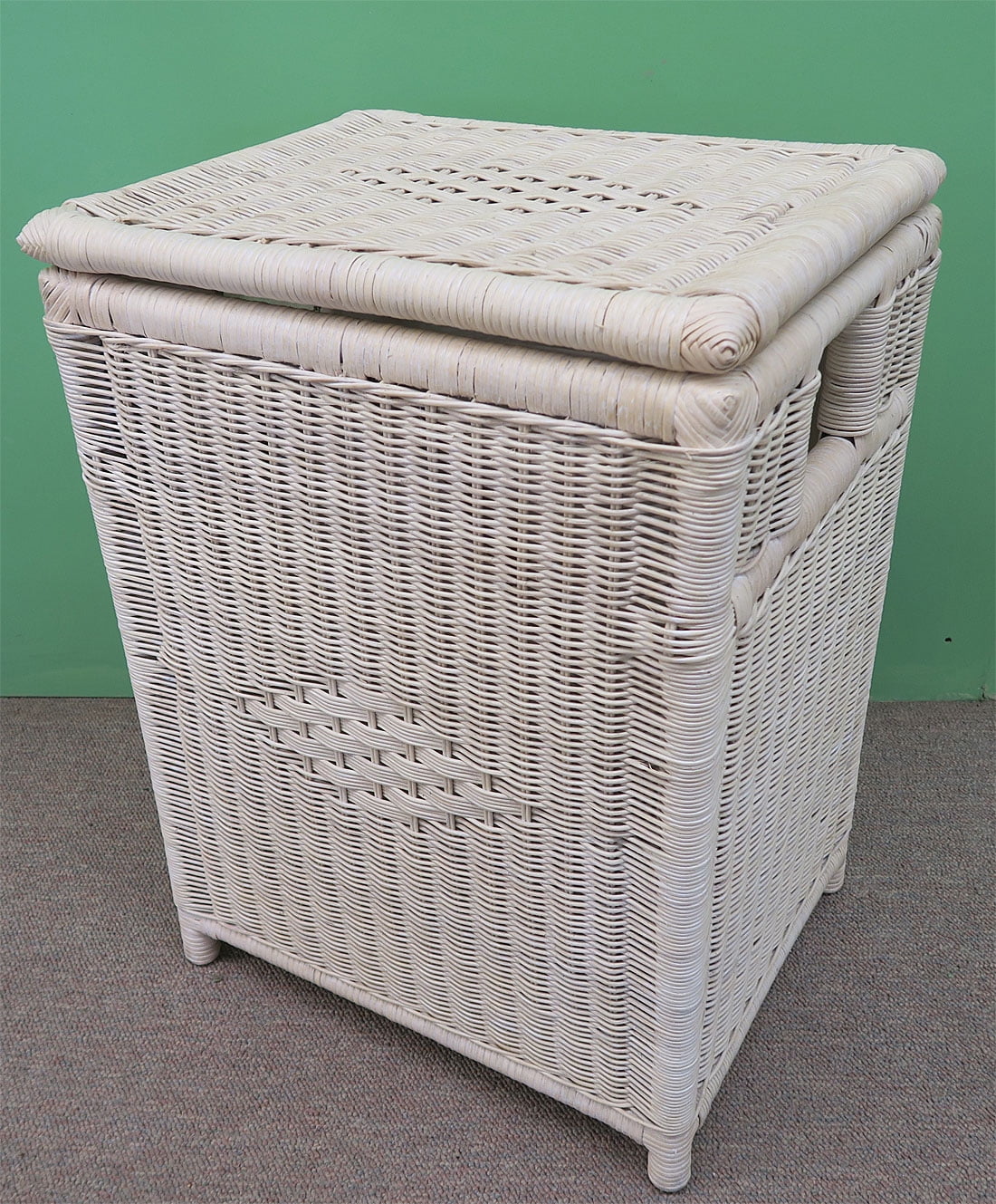 Large Wicker Hamper with Removable Cloth Lining, All Natural Rattan ...