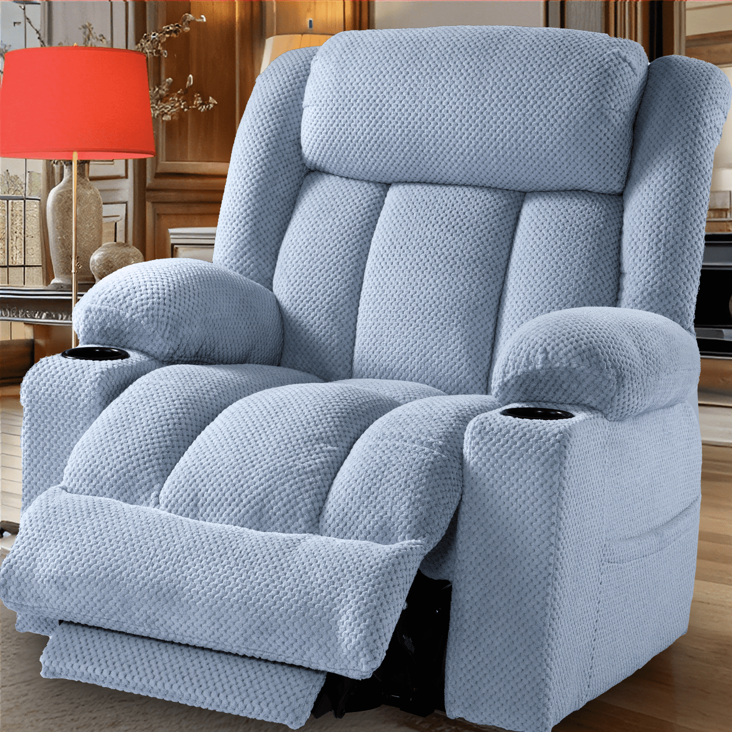 Large-Wide Power Lift Recliner Chair for Elderly, Big and Tall, Heat ...