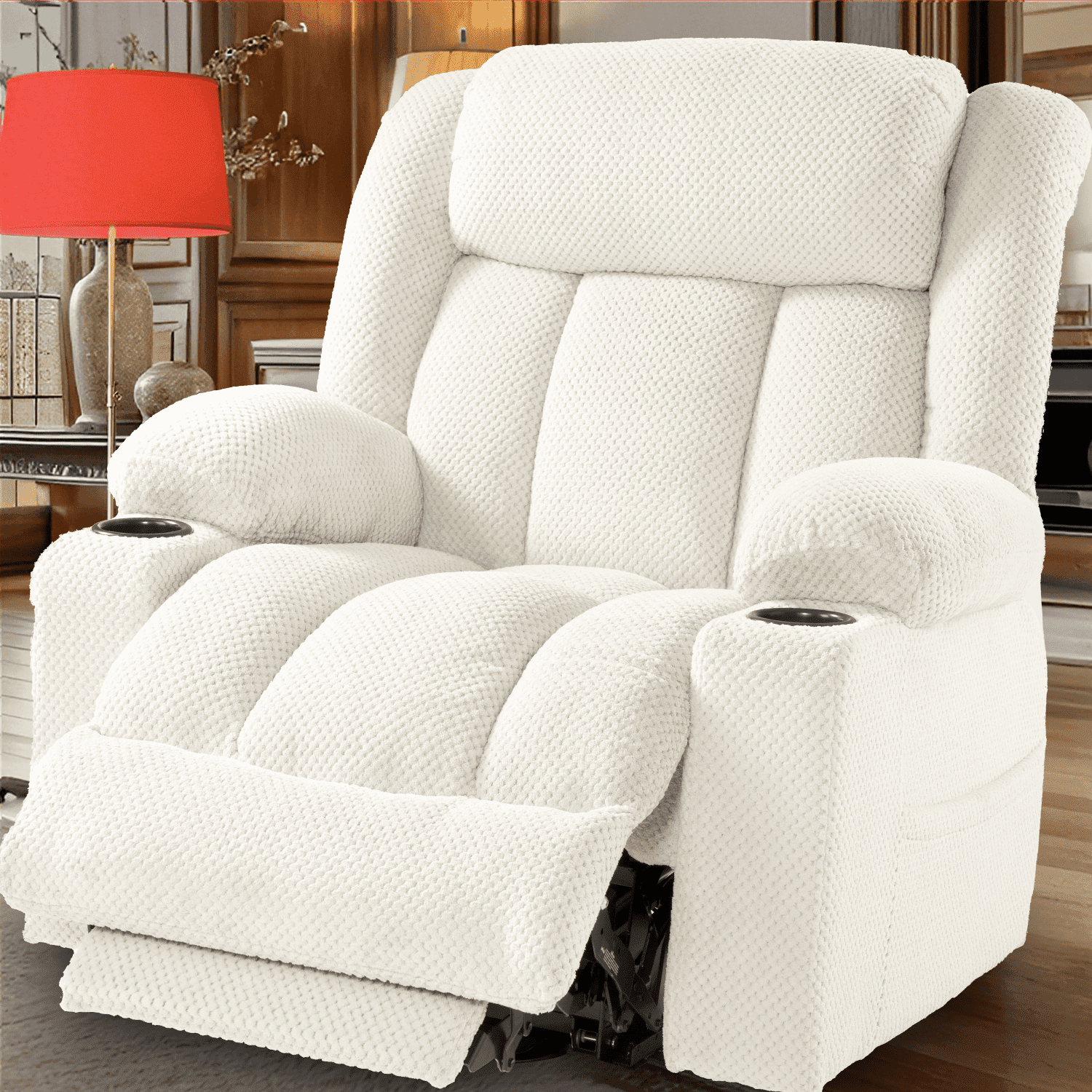 Large-Wide Power Lift Recliner Chair for Elderly, Big and Tall, Heat ...