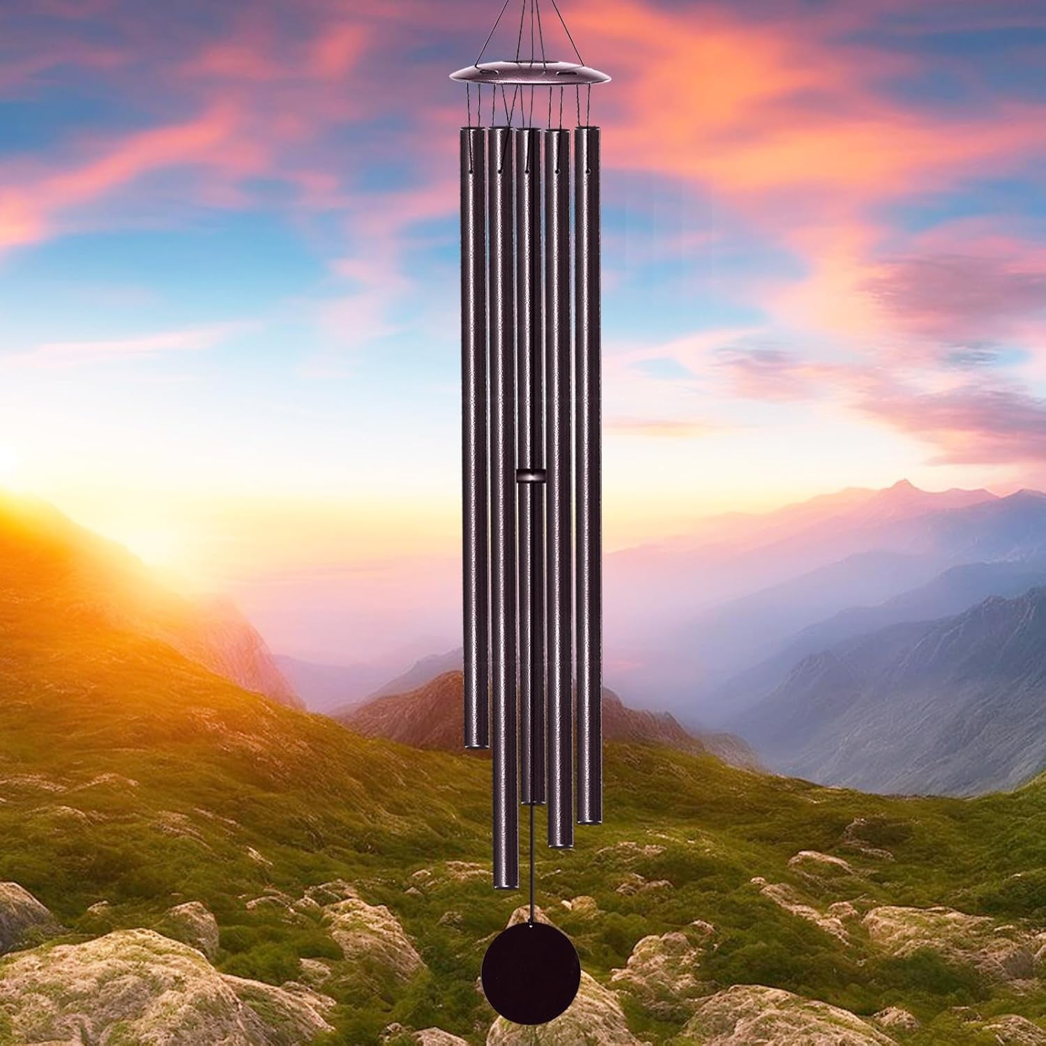 Large Wind Chimes for Outside Deep Tone, 65" Deep Tone Wind Chimes for ...
