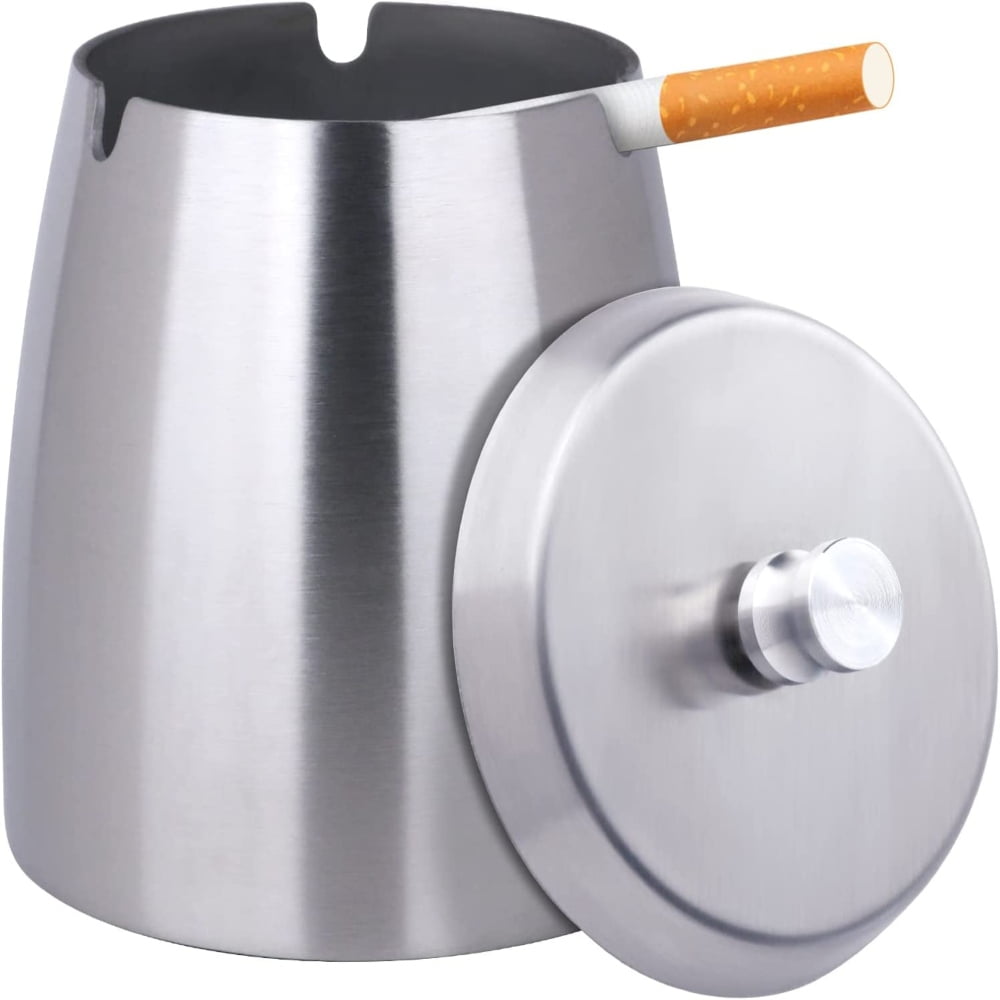 Large Windproof Ashtray for Cigarettes Outdoor Ashtrays for Patio ...