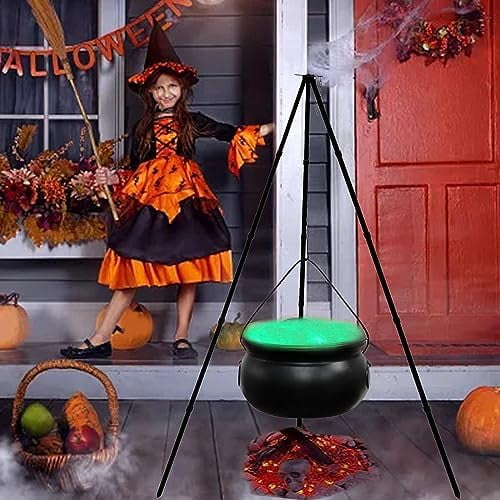 Large Witches Cauldron Halloween Decorations Outdoor - Witches Cauldron ...