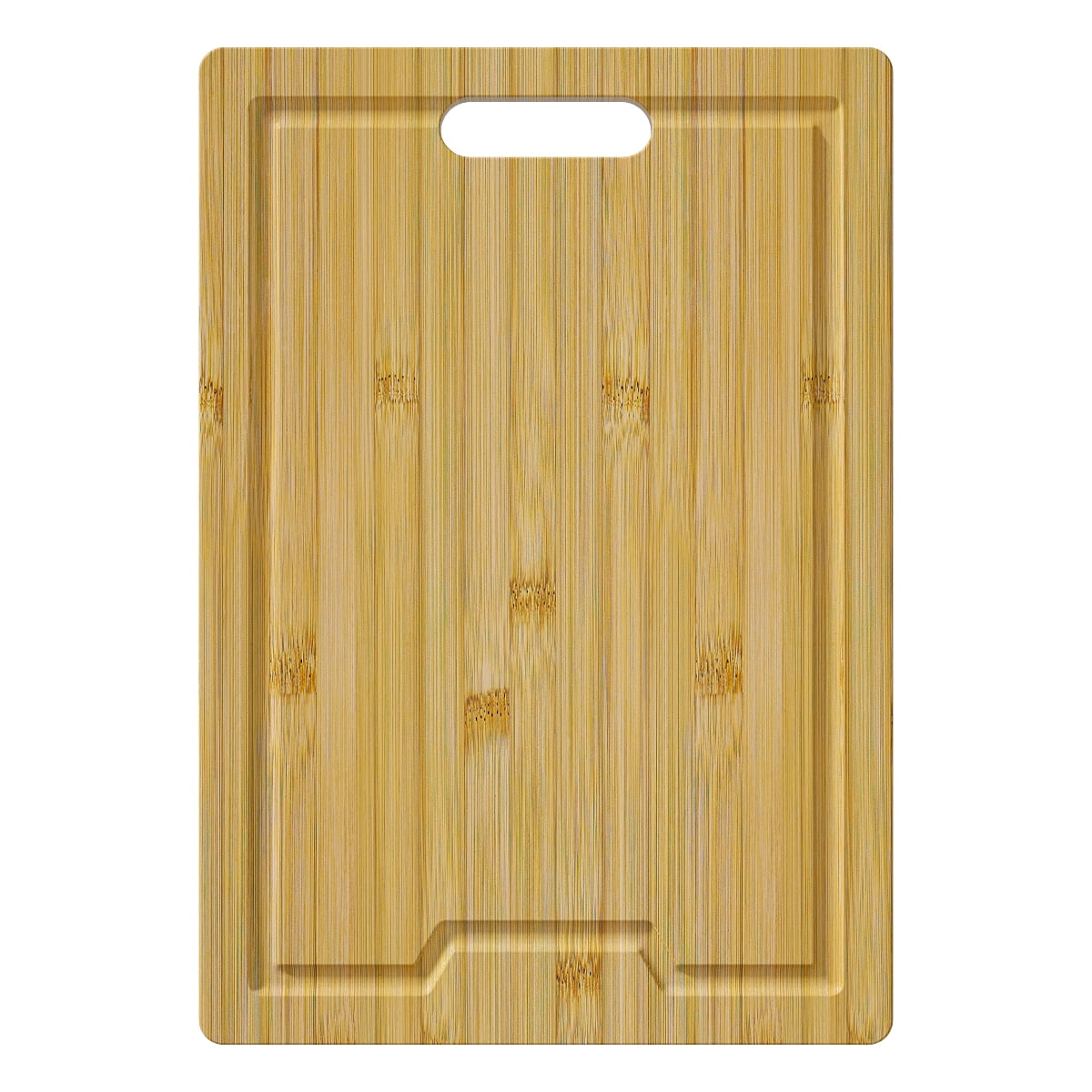 Large Wood Cutting Board, 15.75" Bamboo Cutting Boards for Kitchen with ...