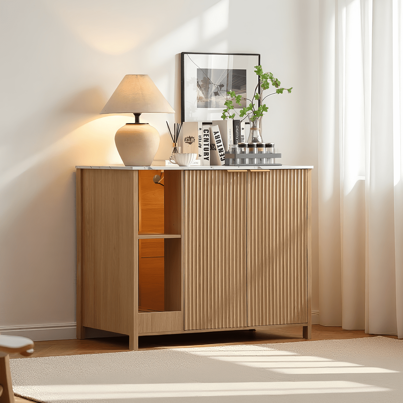 Large Wooden Cat Litter Enclosure, Suitable for Self-Cleaning Litter ...