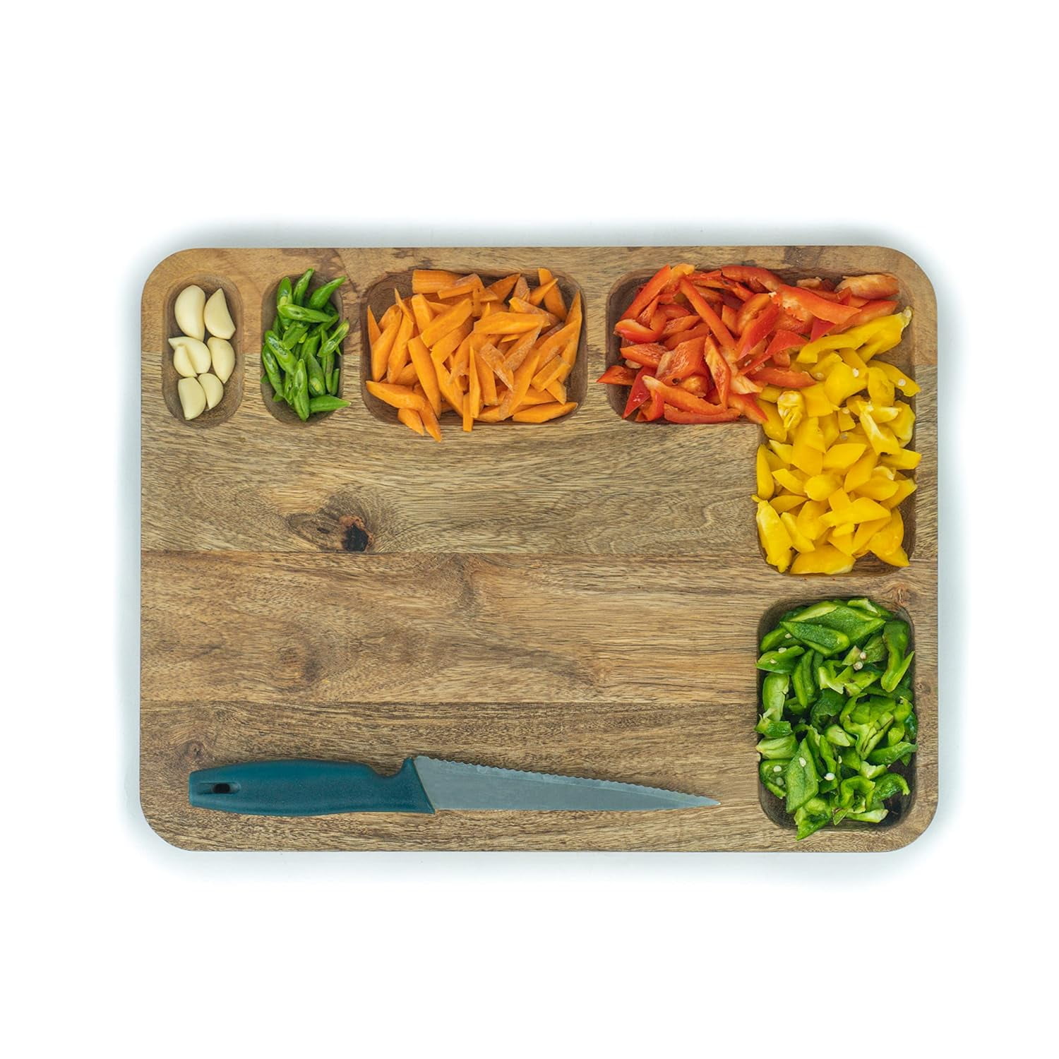 Large Wooden Chopping Board, Mango Wood | Natural Finish | Chopping ...