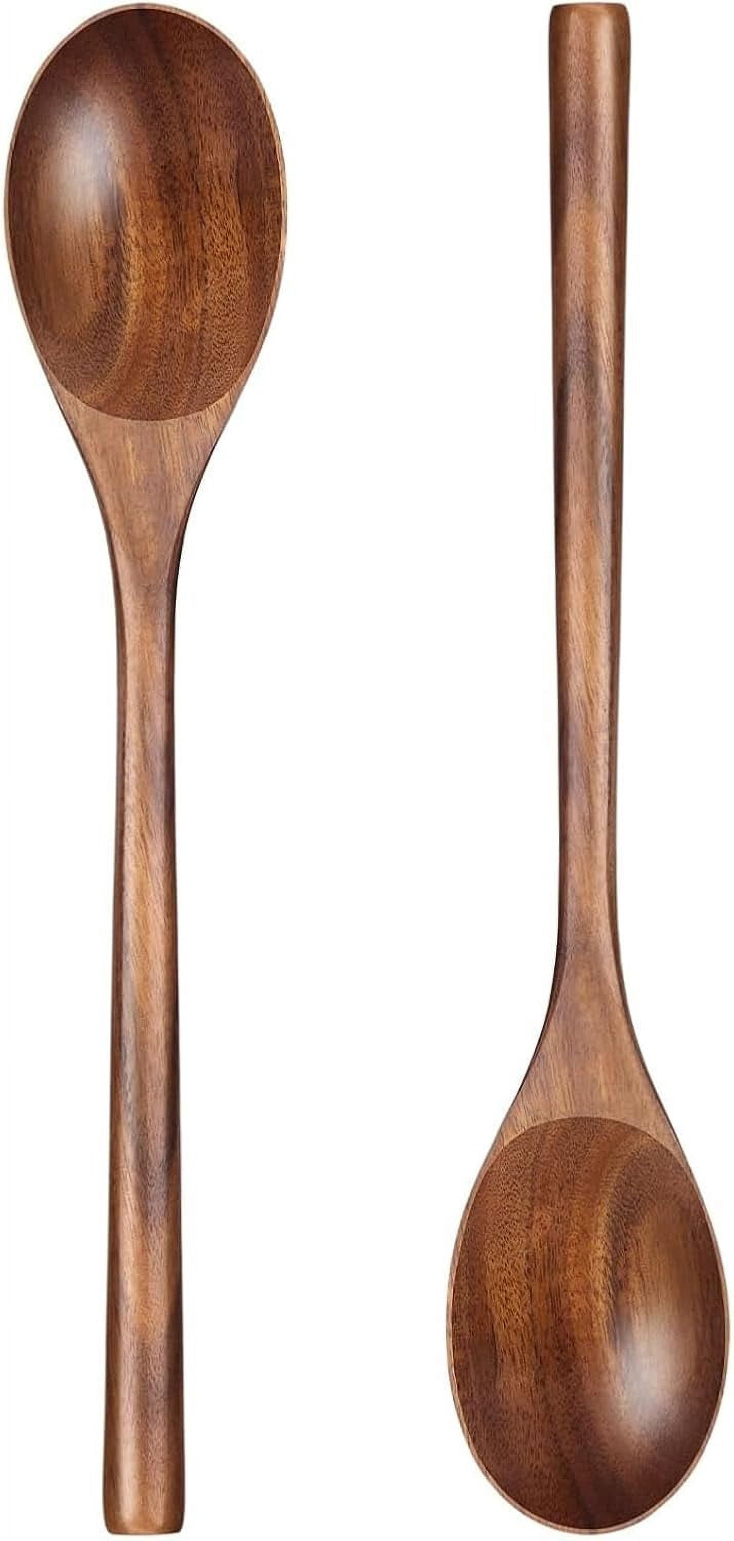 Large Wooden Cooking Spoons,Wooden Kitchen Utensil for Cooking, Serving ...