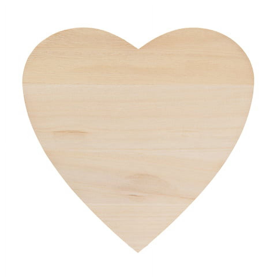 Large Wooden Heart: Unfinished, 10.5 x 10.5 inches - Walmart.com