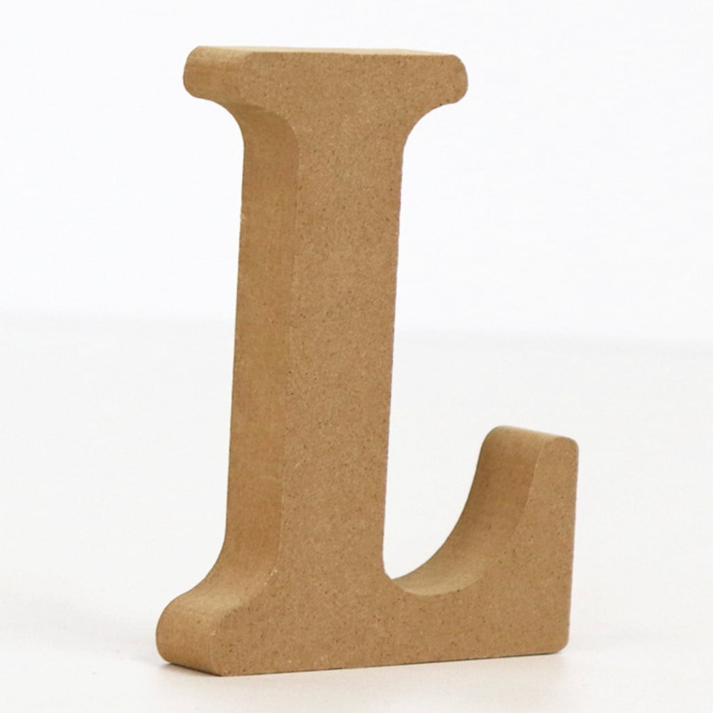 Large Wooden Letters 4 inch Wood Letters for Crafts Projects Small ...