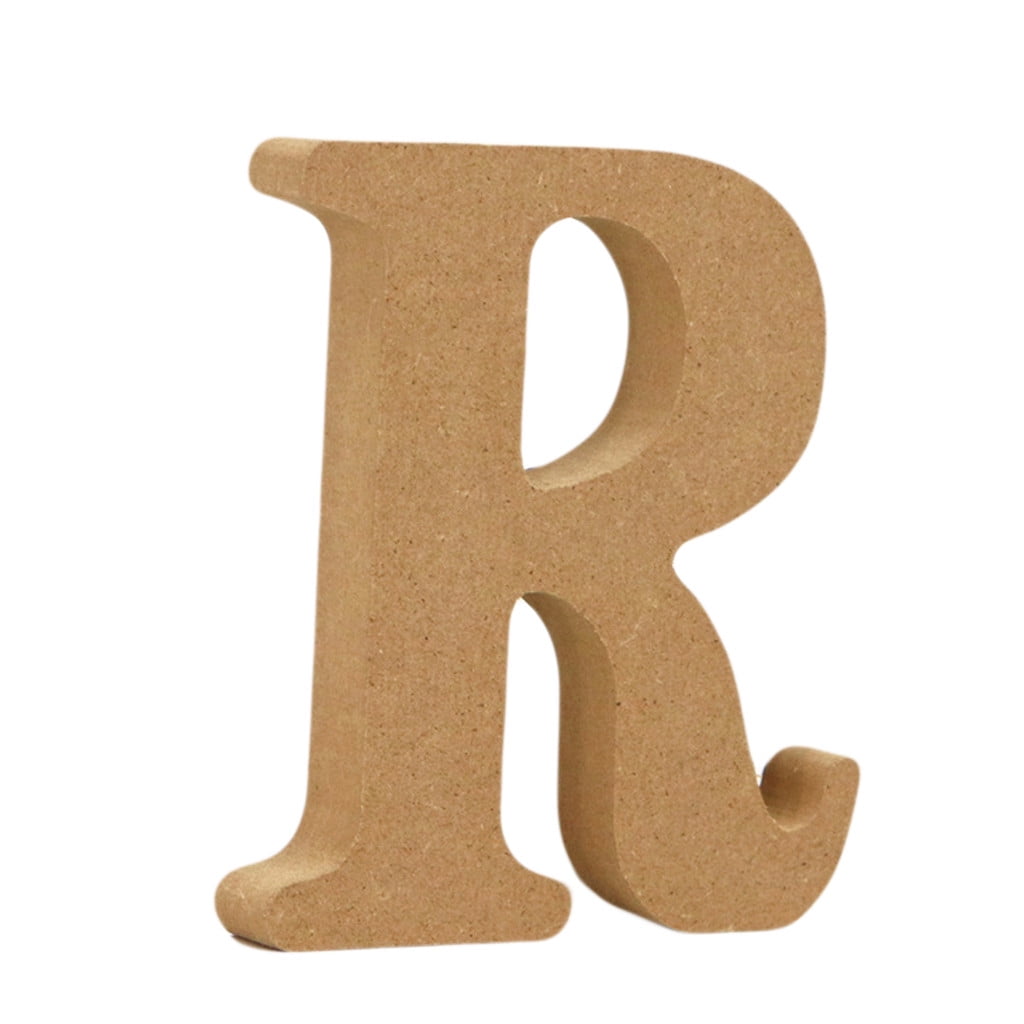 Large Wooden Letters 4 inch Wood Letters for Crafts Projects Small ...