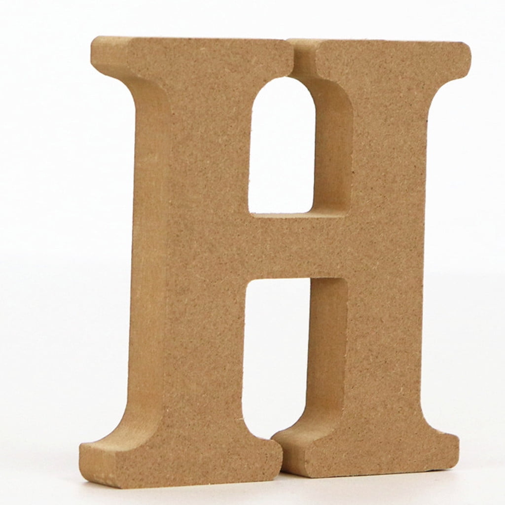 Large Wooden Letters 4 inch Wood Letters for Crafts Projects Small ...