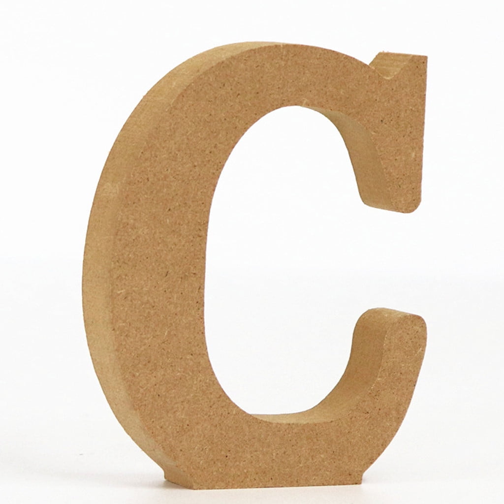 Large Wooden Letters 4 inch Wood Letters for Crafts Projects Small ...