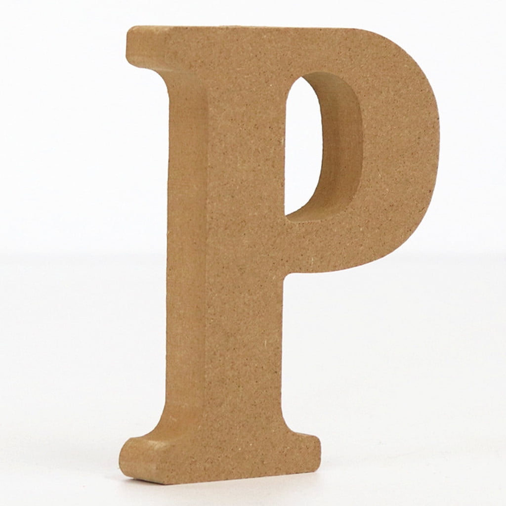 Large Wooden Letters 4 inch Wood Letters for Crafts Projects Small ...