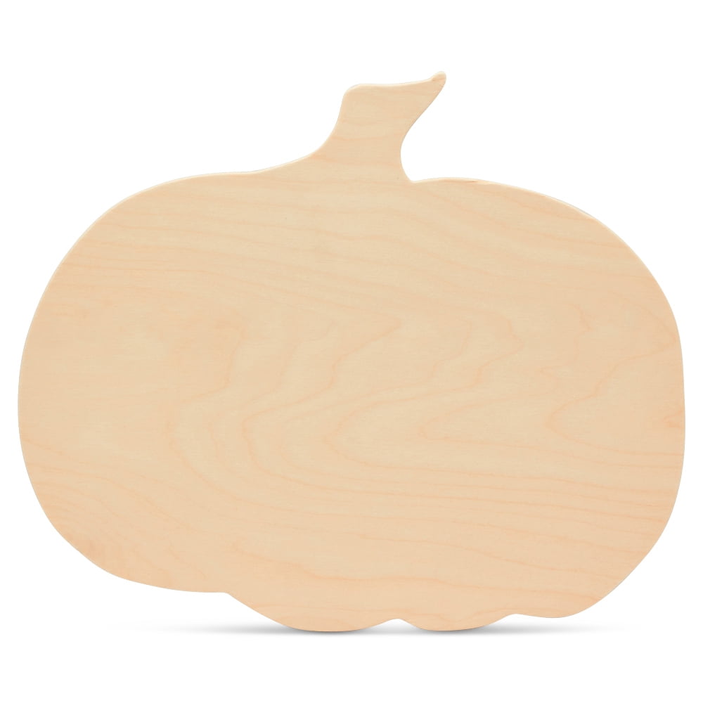Large Wooden Pumpkin Cutouts 13-1/2 x 16-3/4-inch, 1/8 inch Thick, Pack ...