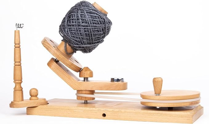 Large Wooden Yarn Winder for Knitting Crocheting Handcrafted - Yarn ...