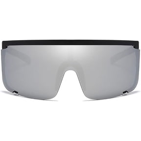 XL Oversized Shield Rectangle Super Thick Temple Plastic Sport ...