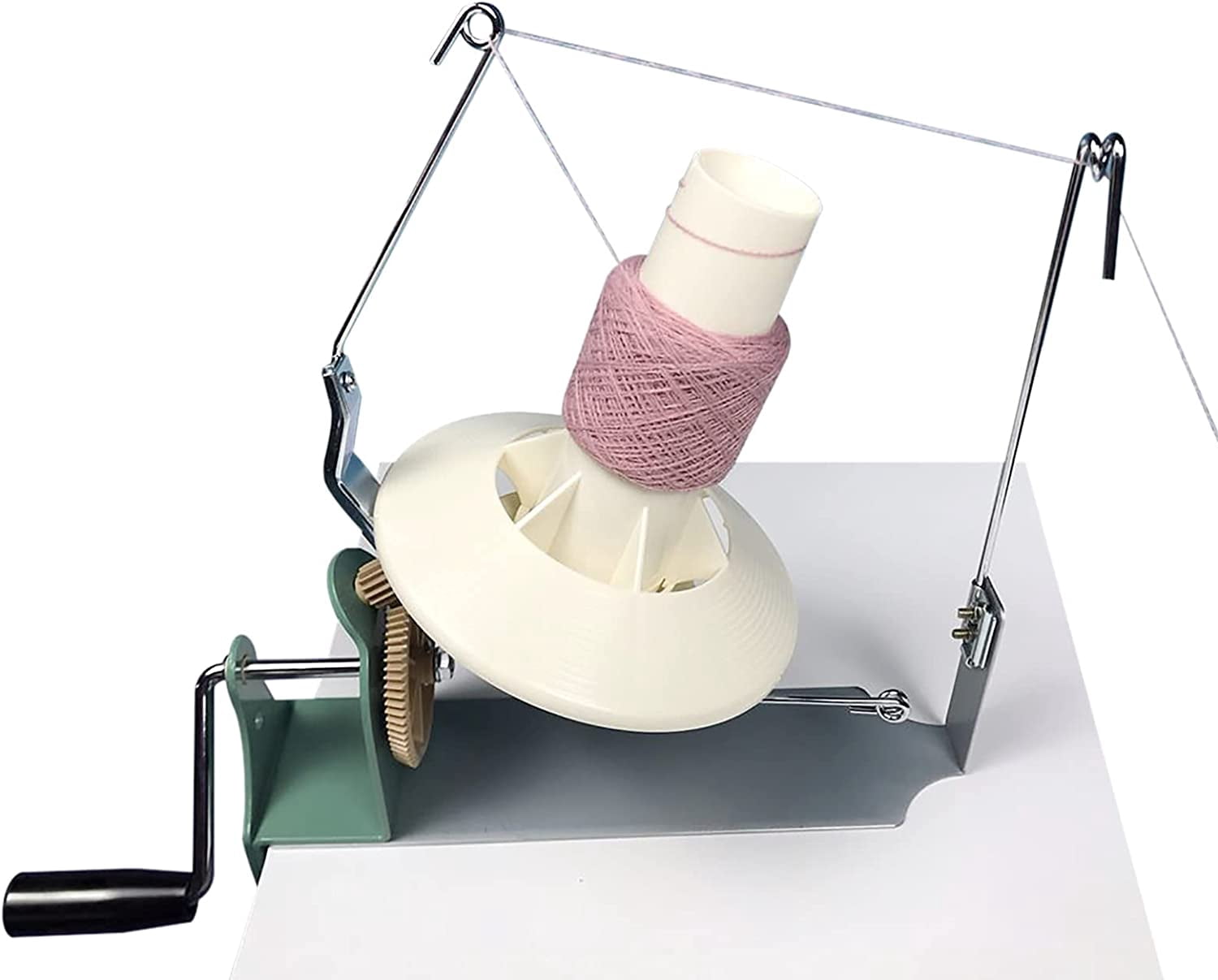 Large Yarn Ball Winder, Hand Operated Metal Yarn Fiber Wool String Ball ...
