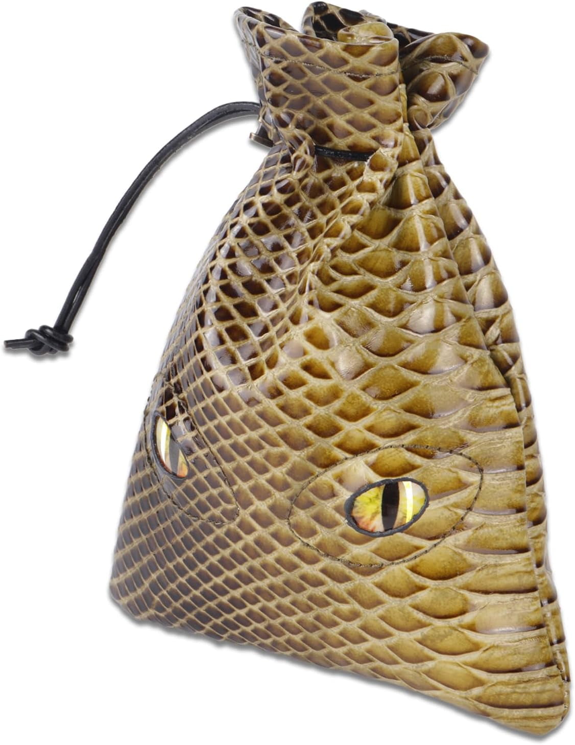 Large Yellow DND Dice Bag, Dragon Leather DND Dice Pouch Storage Bag ...