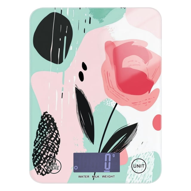 Large and Cartoonish Rose Food Scale Digital Kitchen Scale Waterproof ...
