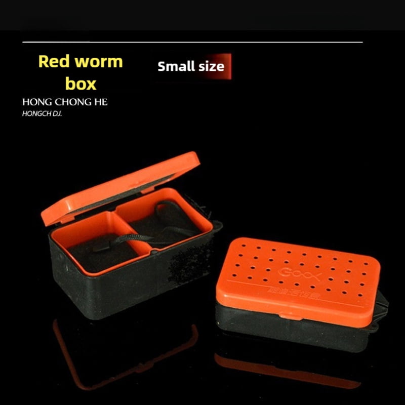 Large and small double-layer earthworm live worm box bait box fishing ...