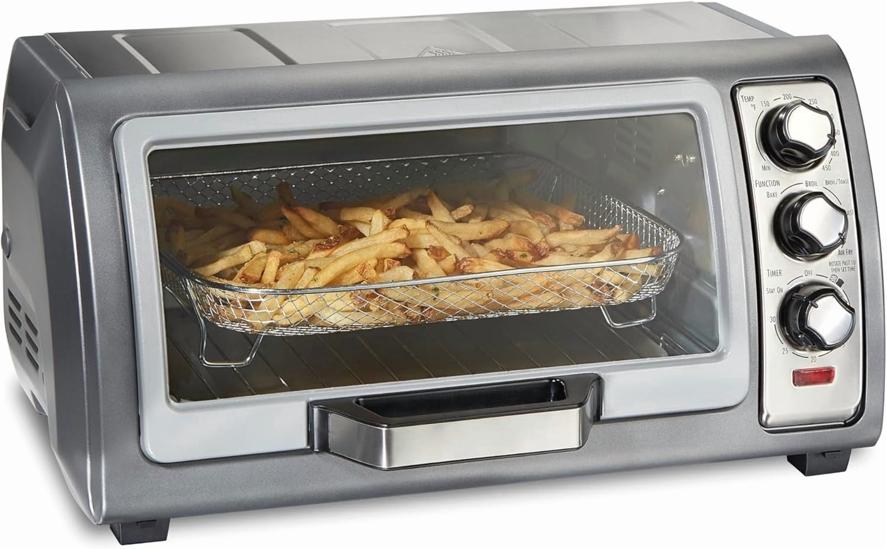 Large-capacity air fryer bread toaster set, capable of holding 6 slices ...