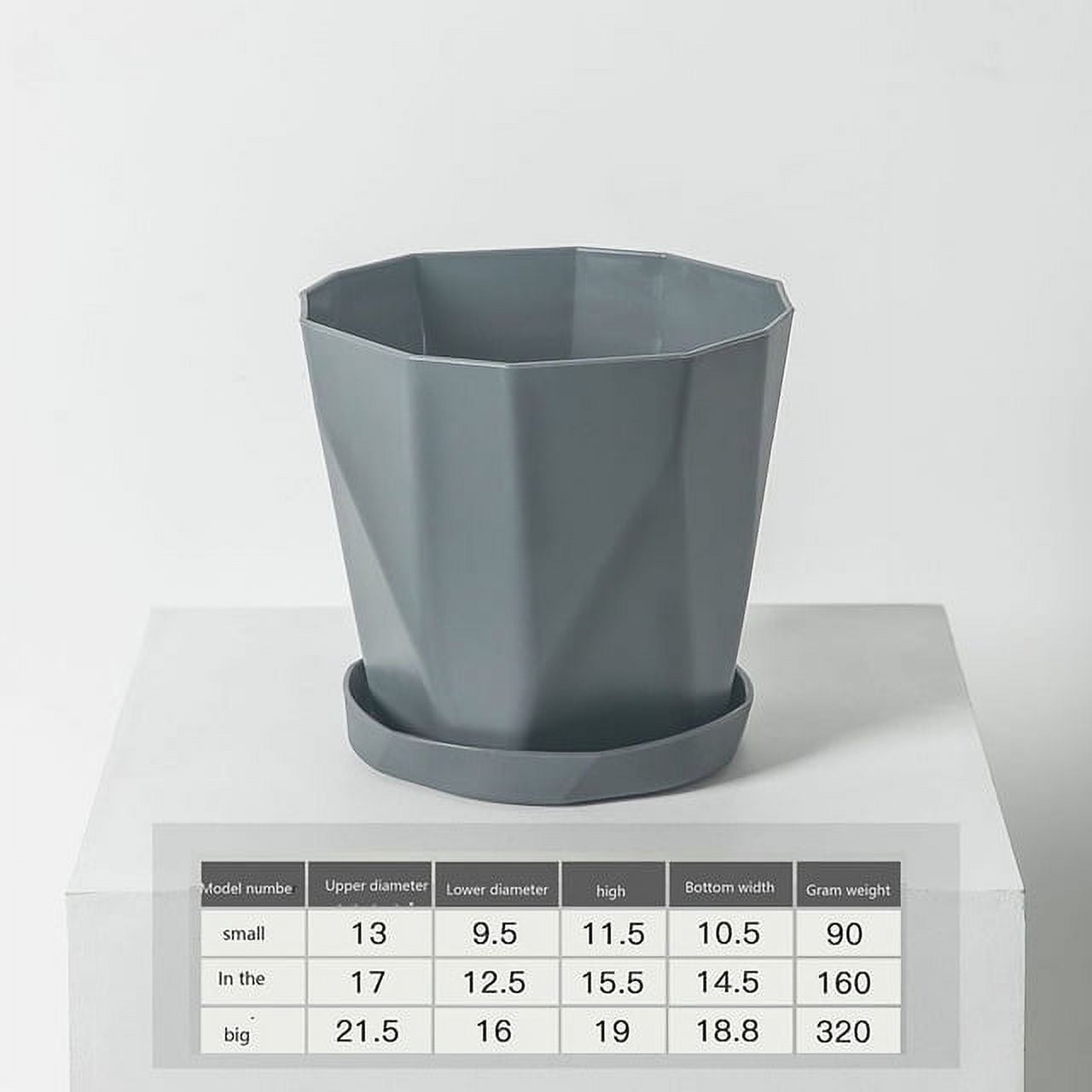 Large durable plastic flower pots - perfect for thriving succulent and ...