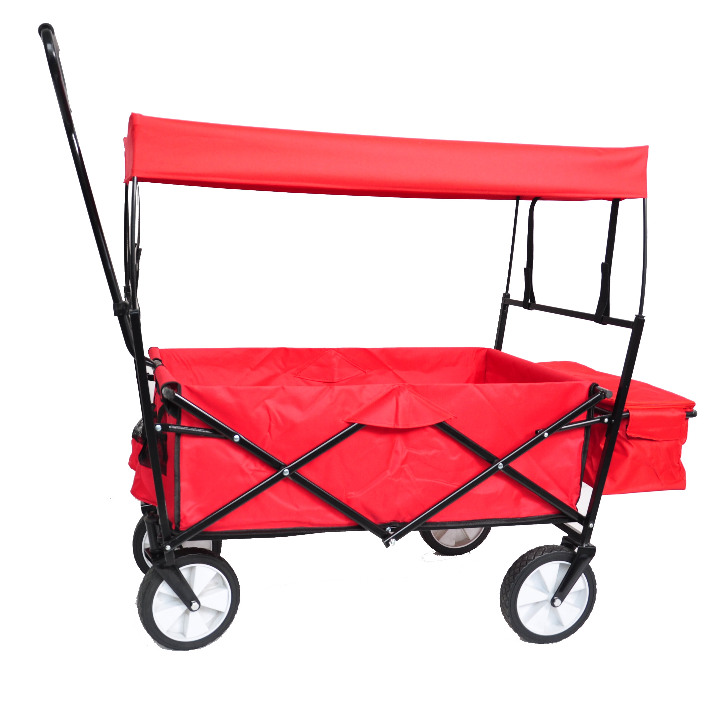 HJRTFLXC 150 Pounds Capacity Garden Car with Removable Roof - Walmart.com