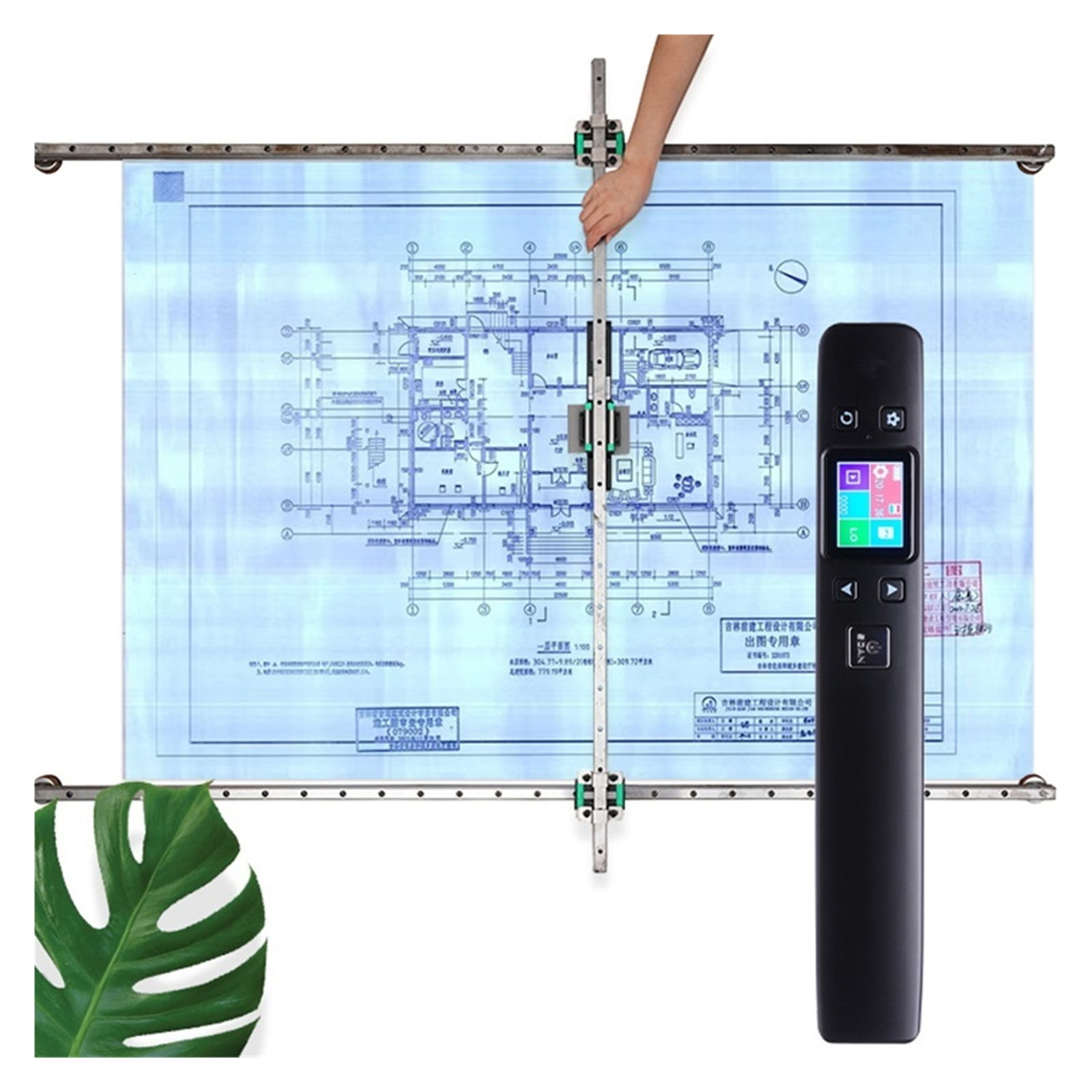 Large-format Track Scanner For Engineering Drawings, A0 Portable High ...