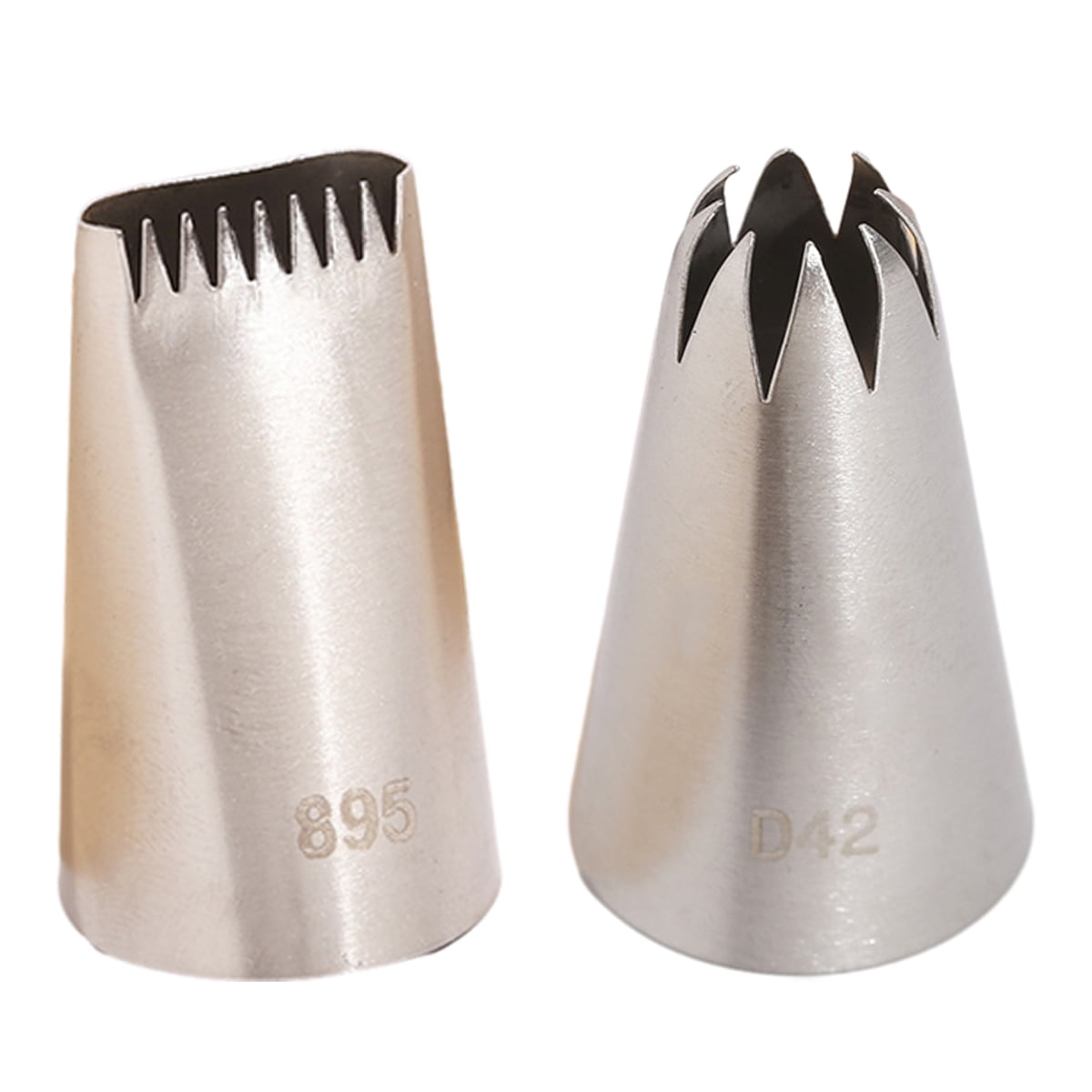 Large frosting tube tip, cake decoration head set, Star Drop rose petal ...