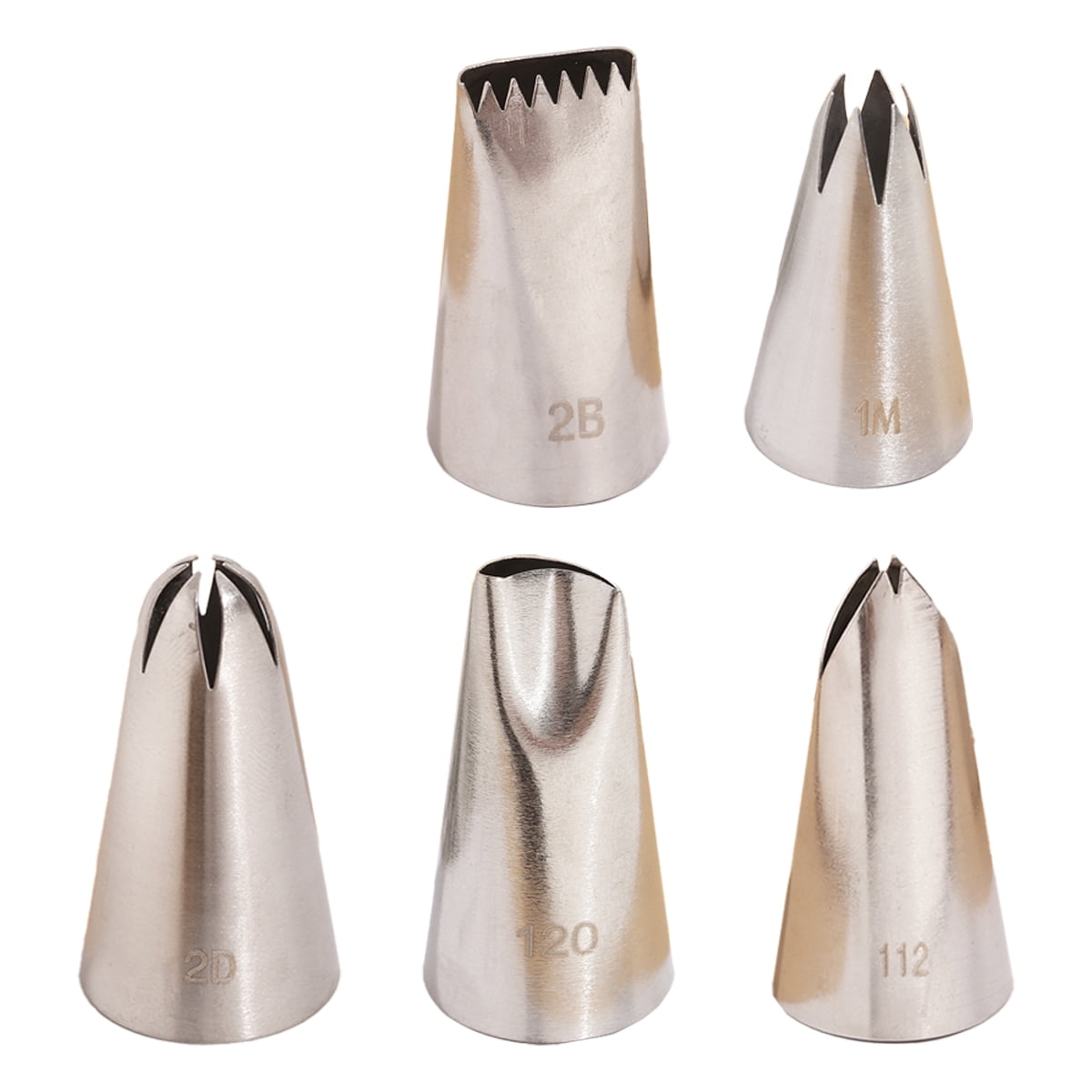 Large pipe set, stainless steel decorative nozzle head, cake cake ...