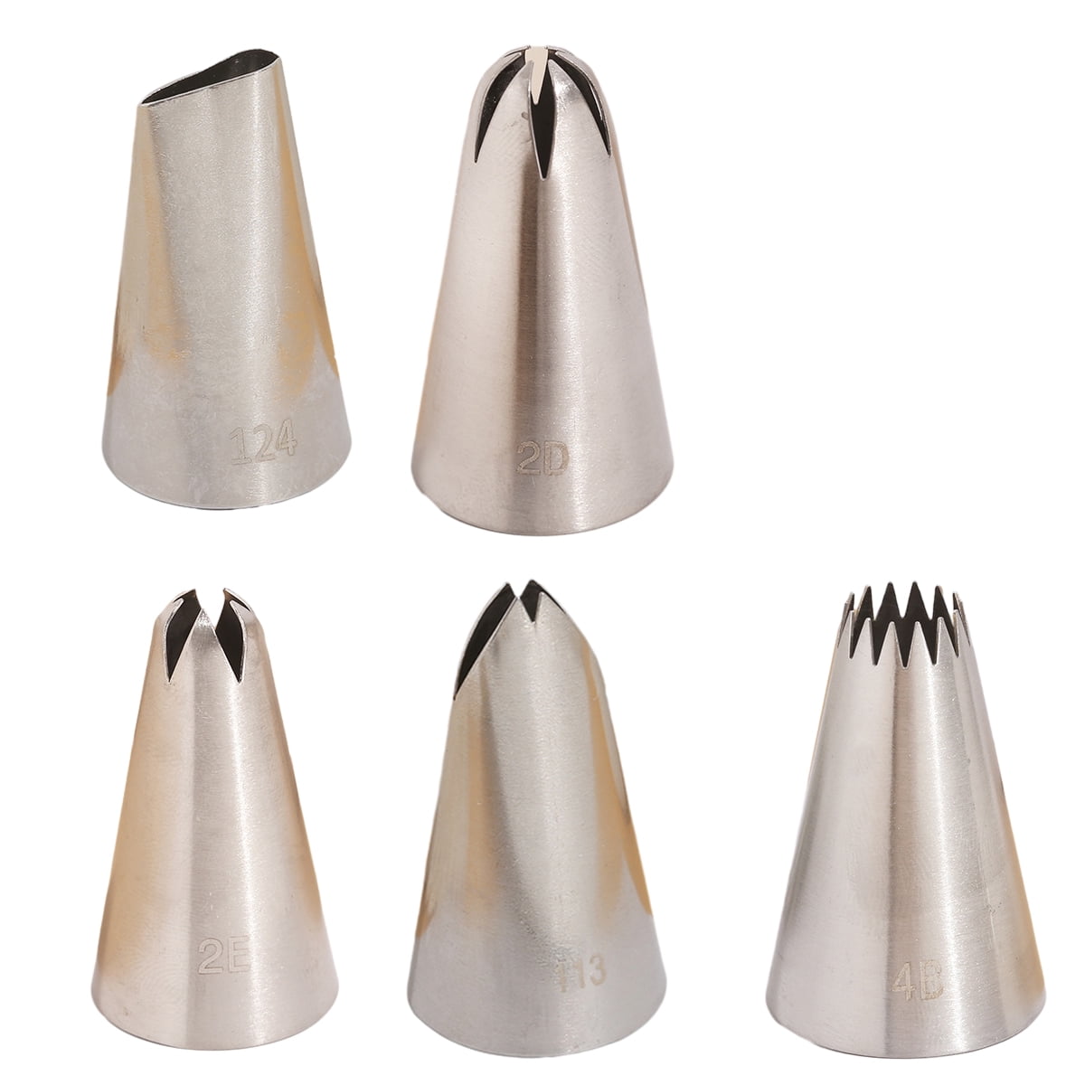 Large pipe set, stainless steel decorative nozzle head, cake cake ...