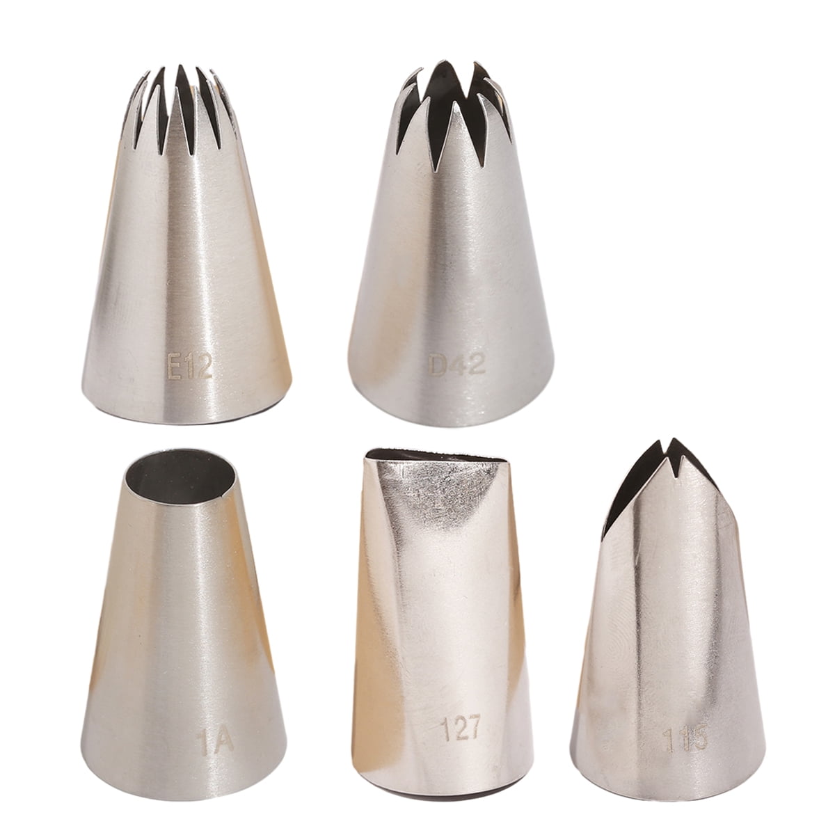 Large pipe set, stainless steel decorative nozzle head, cake cake ...