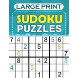 Large print sudoku puzzles: 160 Easy to Hard Sudoku Puzzles, (Paperback ...