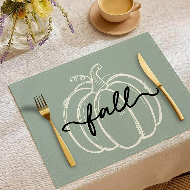 Large round Table Mats 4 Plate Mats for Dining Table round Plate Mat ...