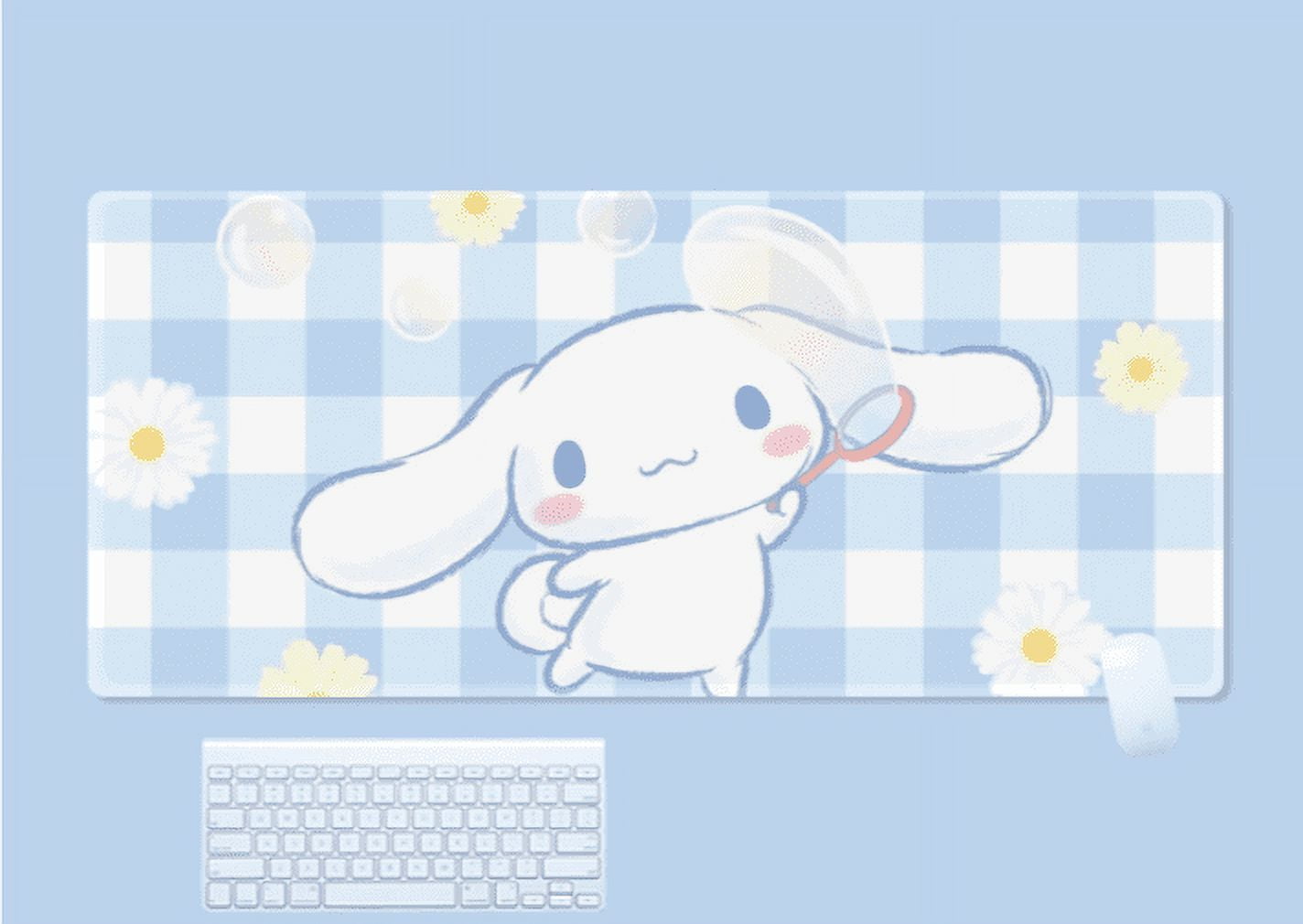 Large size mouse pad anti-slip desk pad cartoon Cinnamoroll laptop ...