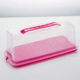 Large sturdy and reusable the NEWKBO Rectangular Cake Carrier Box is ...