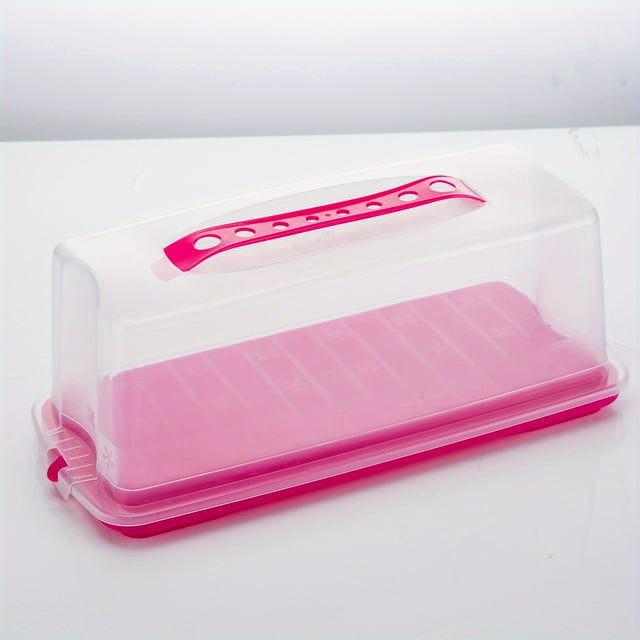 Large sturdy and reusable the NEWKBO Rectangular Cake Carrier Box is ...