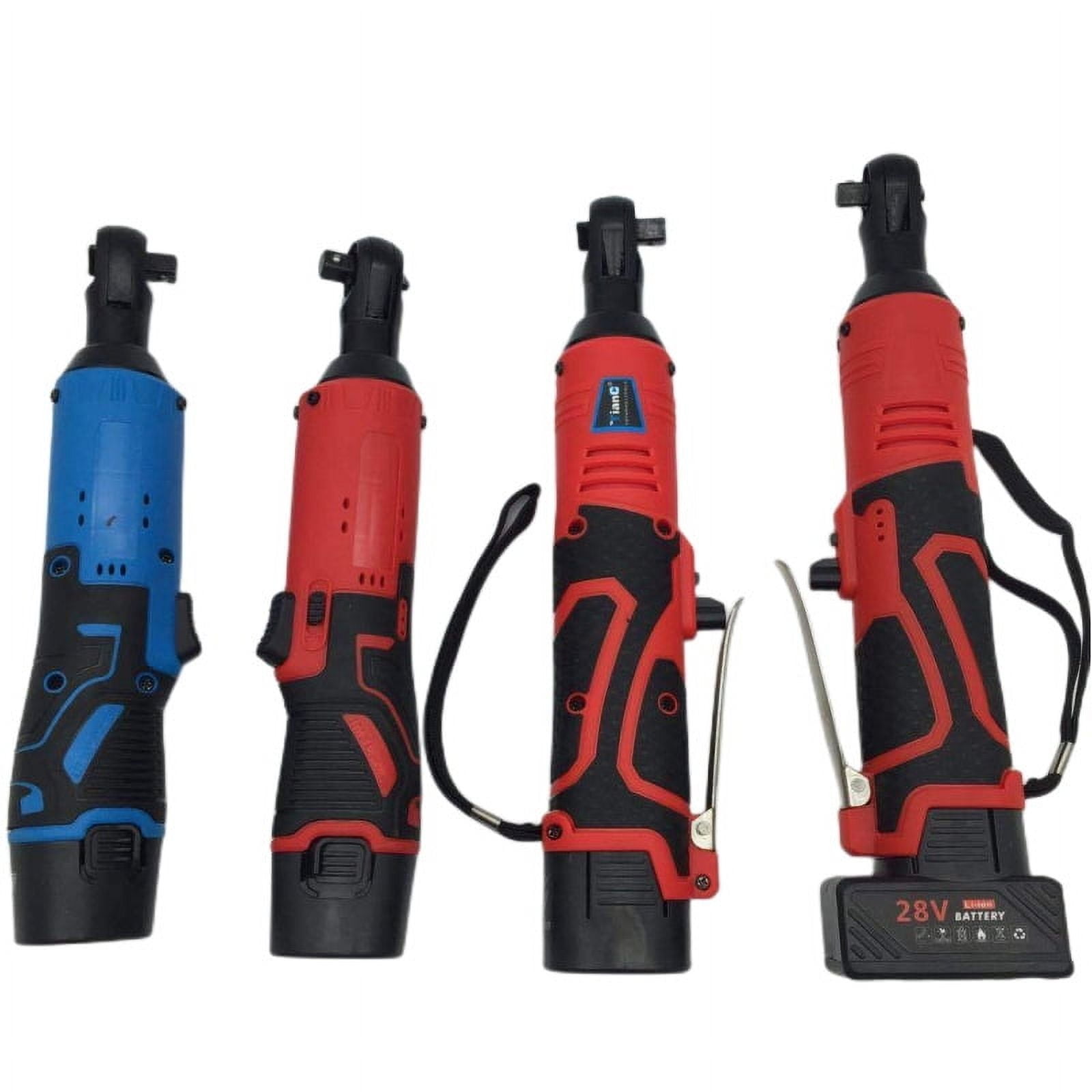 Large torque 90 degree angle electric ratchet wrench 18V charging ...