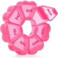Large weekly pill organizer, pillbox 7 days, daily vitamin box large ...