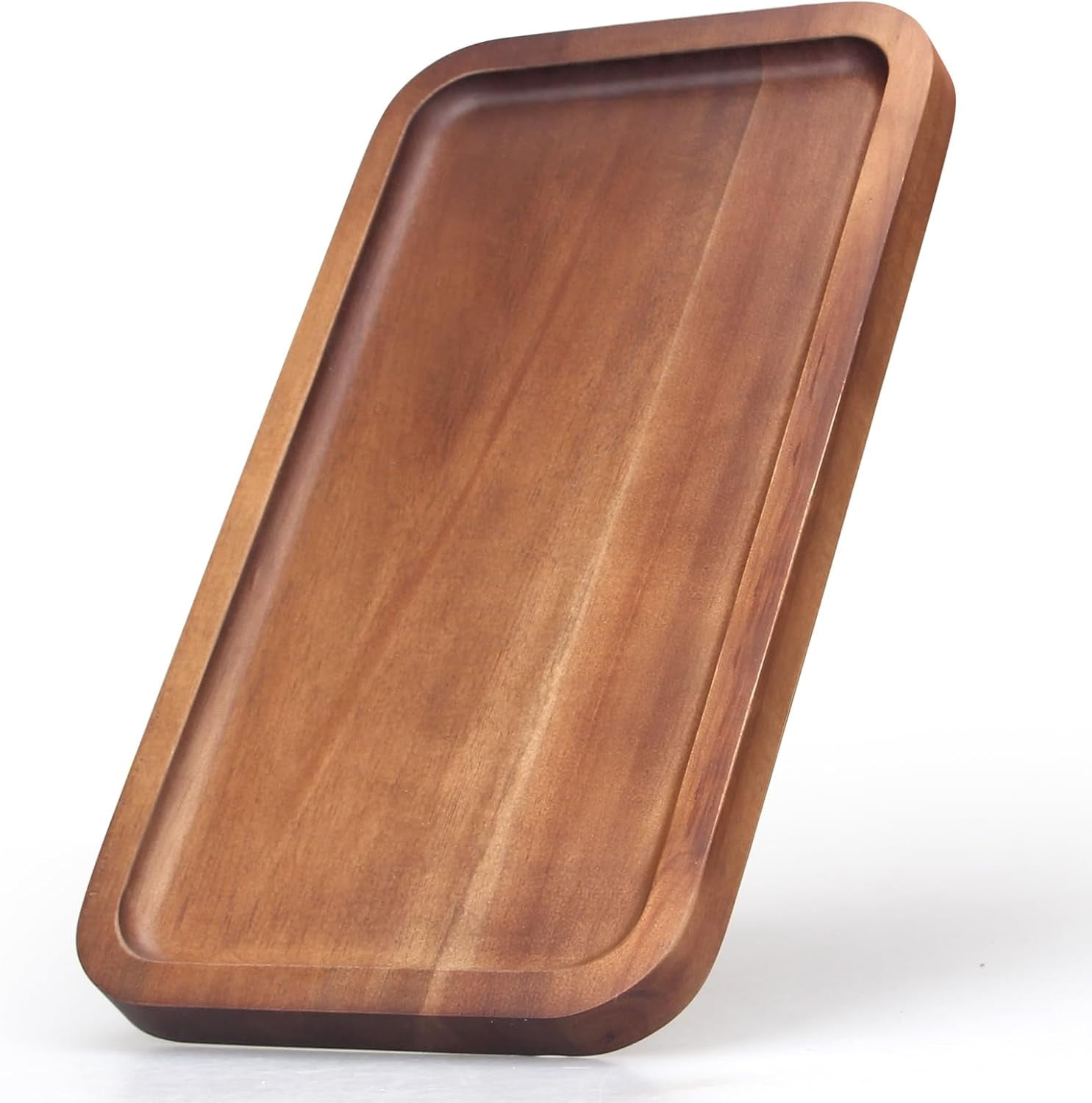 Large wooden serving tray rectangular tableware plate locust wood ...