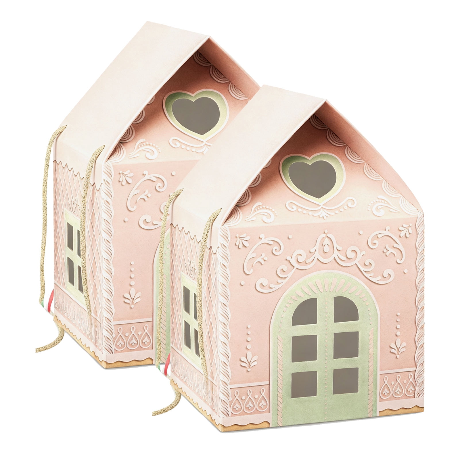 LargeEnchanted Christmas Wonderland Cottage Gift Boxes 7.09x14.96 ...