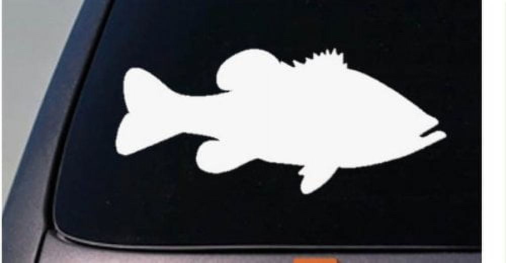 Largemouth Bass 6" sticker decal bait fishing rod reel lure *D693 ...