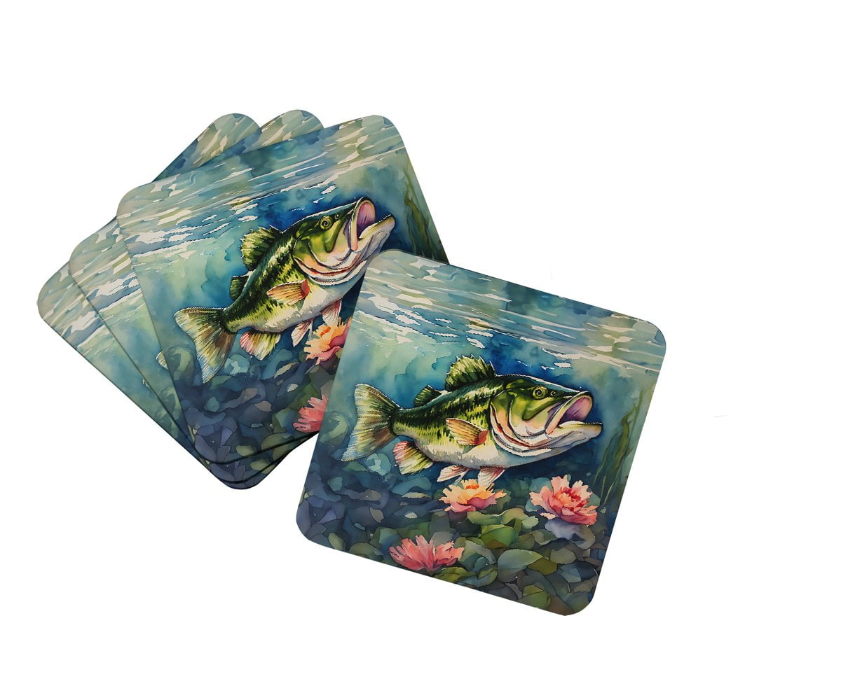 Largemouth Bass Foam Coasters - Walmart.com