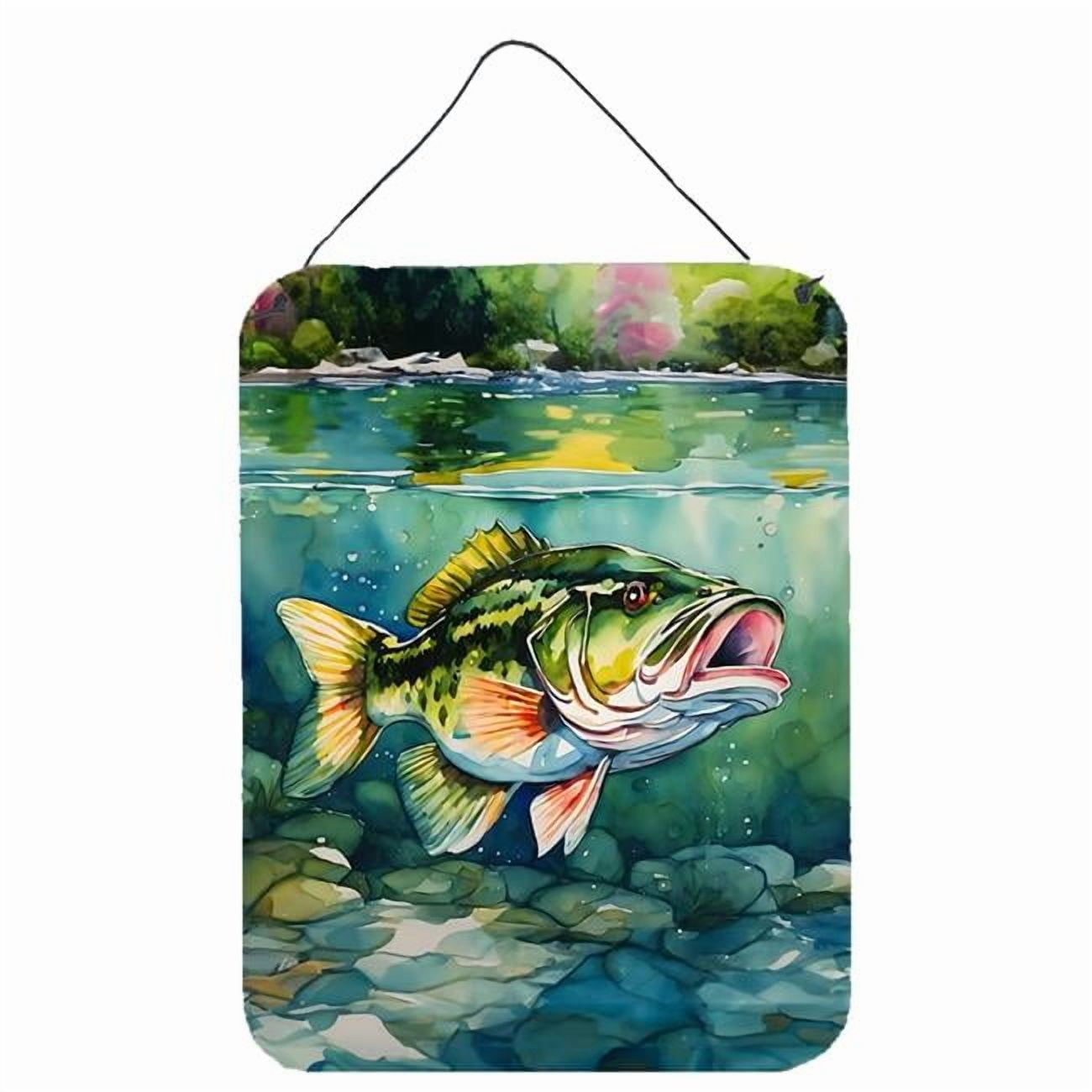 Largemouth Bass Wall or Door Hanging Prints 12 in x 16 in - Walmart ...