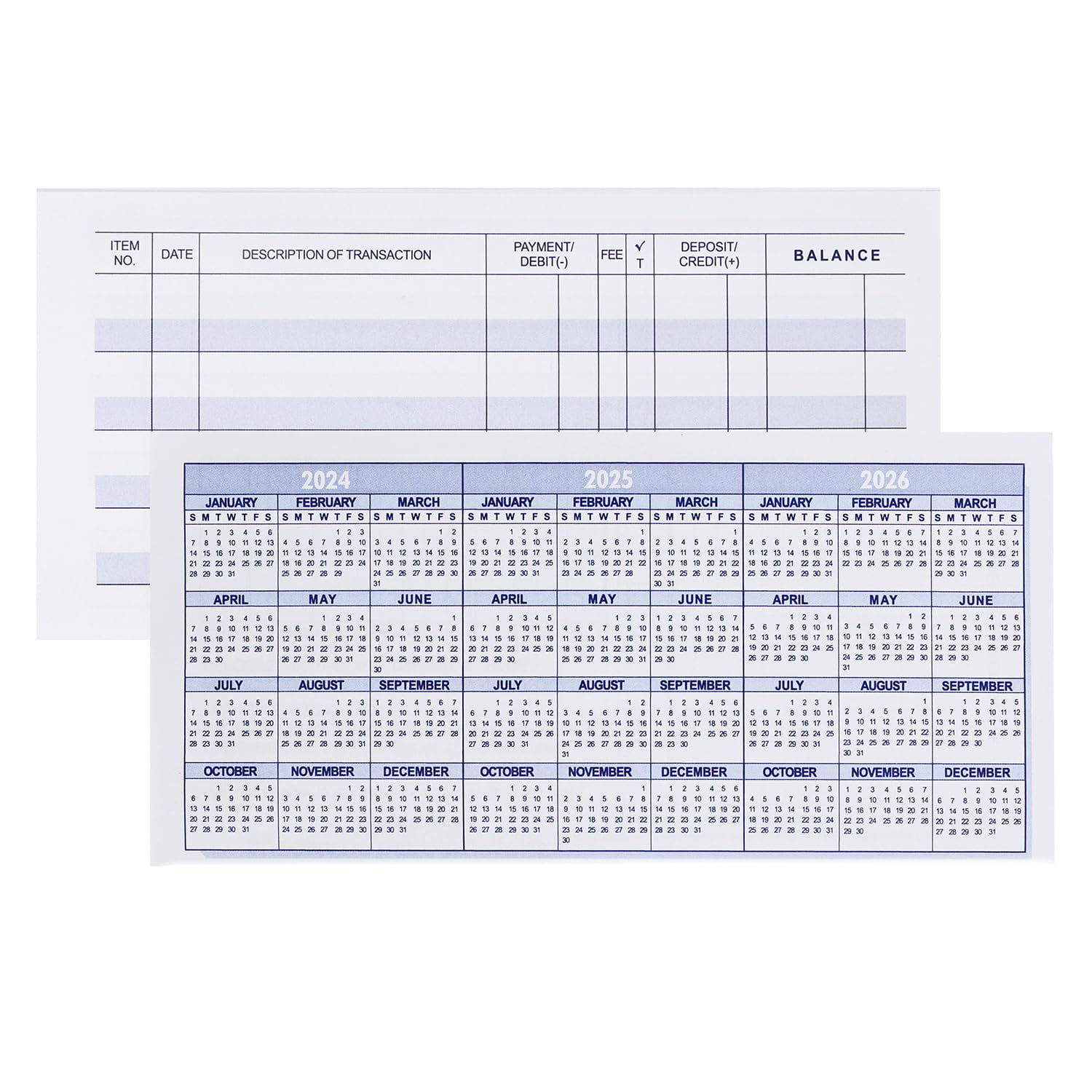 Larger Lines 16 Pack Check Register, Checkbook Registers for Personal ...