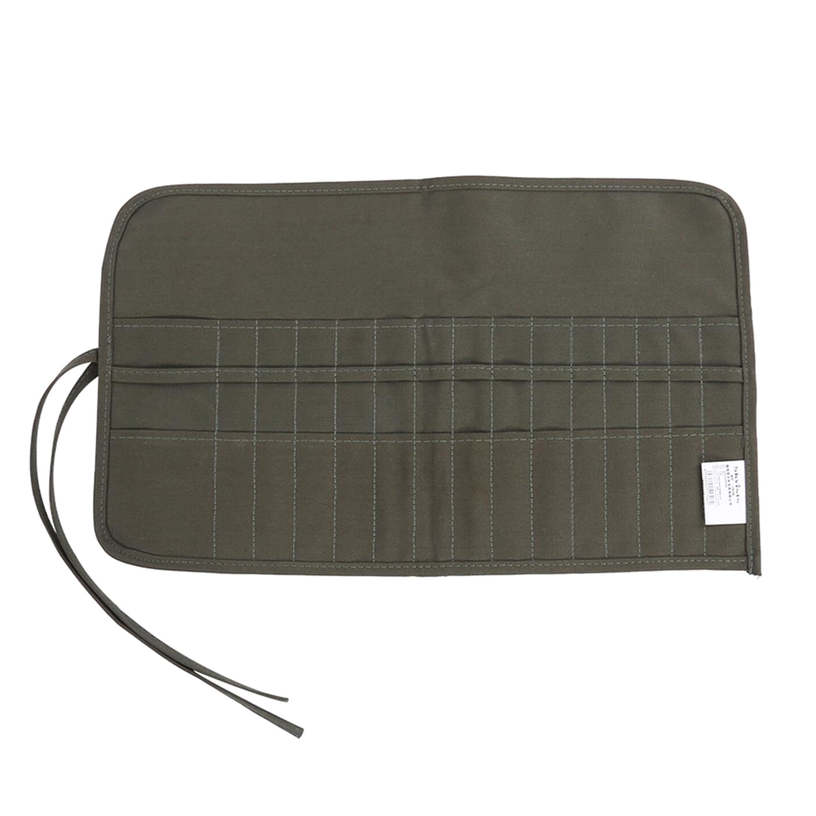 Larger Paint Brush Holder 30-Slot Roll Up Canvas Paint Brush Bag Artist ...