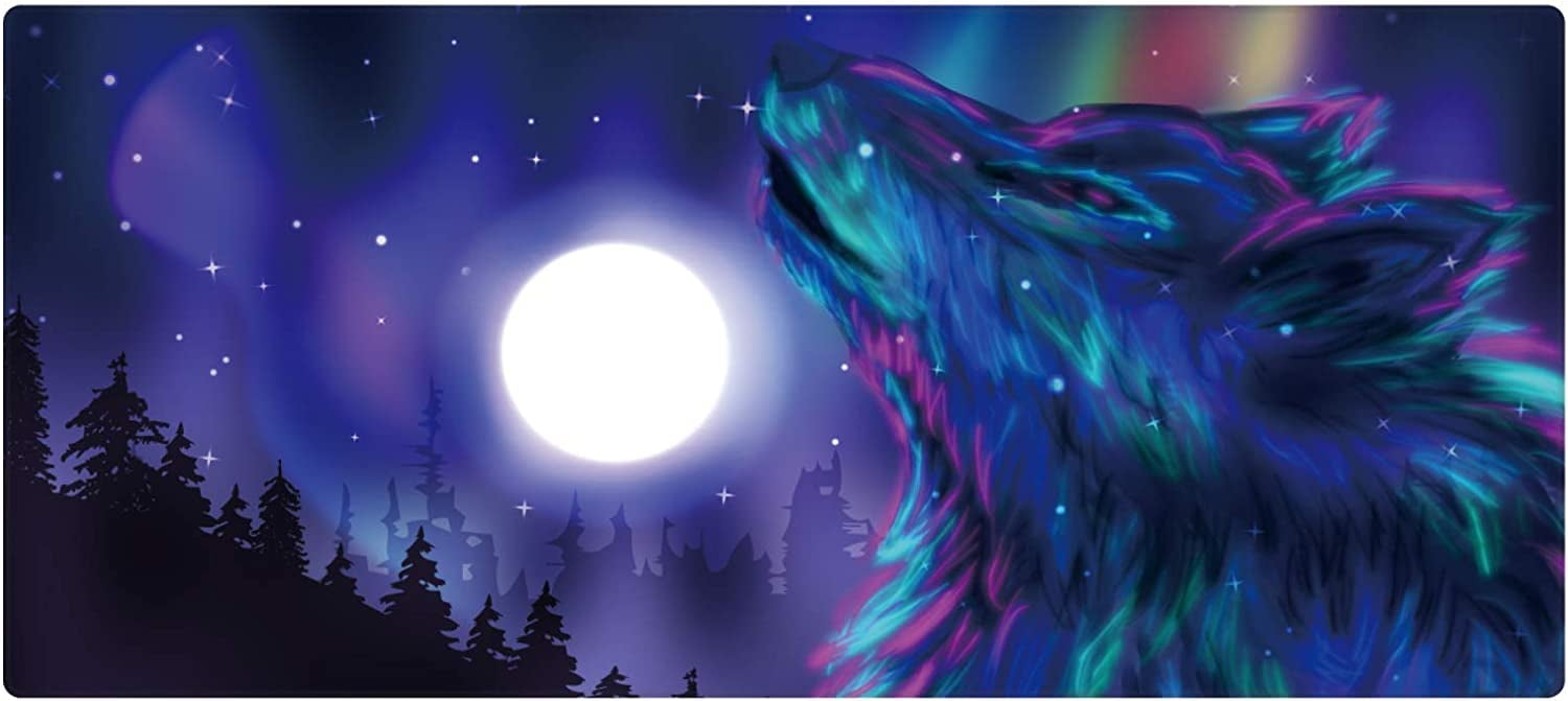 Largr Galaxy Extended Keyboard Mouse Pad Desk Pad Waterproof Big Mouse and Mouse Pad XXL Mat for ...