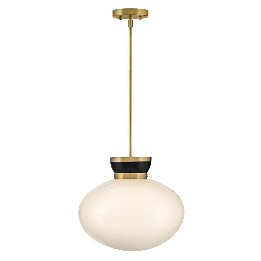 83604BK-LCB Lark Lucy - 12W 1 LED Medium Pendant-13.25 Inch Tall and 15 ...