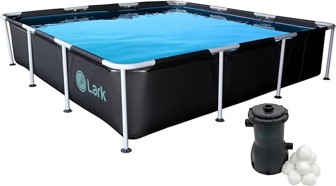 "Lark Quick Setup 9' x 24"" Outdoor Fast Swimming Pool with Sturdy ...