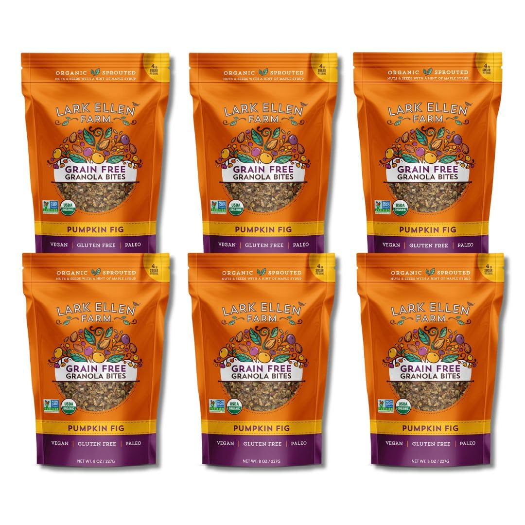 Lark Ellen Farm Pumpkin MSF2 Fig Grain Free Granola Organic, Raw ...
